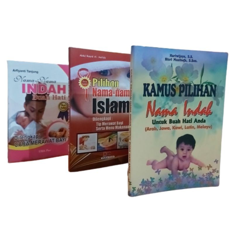 Jual BUKU NAMA BAYI - INDAHNYA RANGKAIAN NAMA BAYI ISLAMI - PILIHAN ...