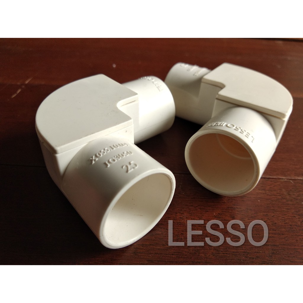 Jual Elbow Conduit LESSO 25mm 3/4 Elbow With Cover Fitting Conduit ...