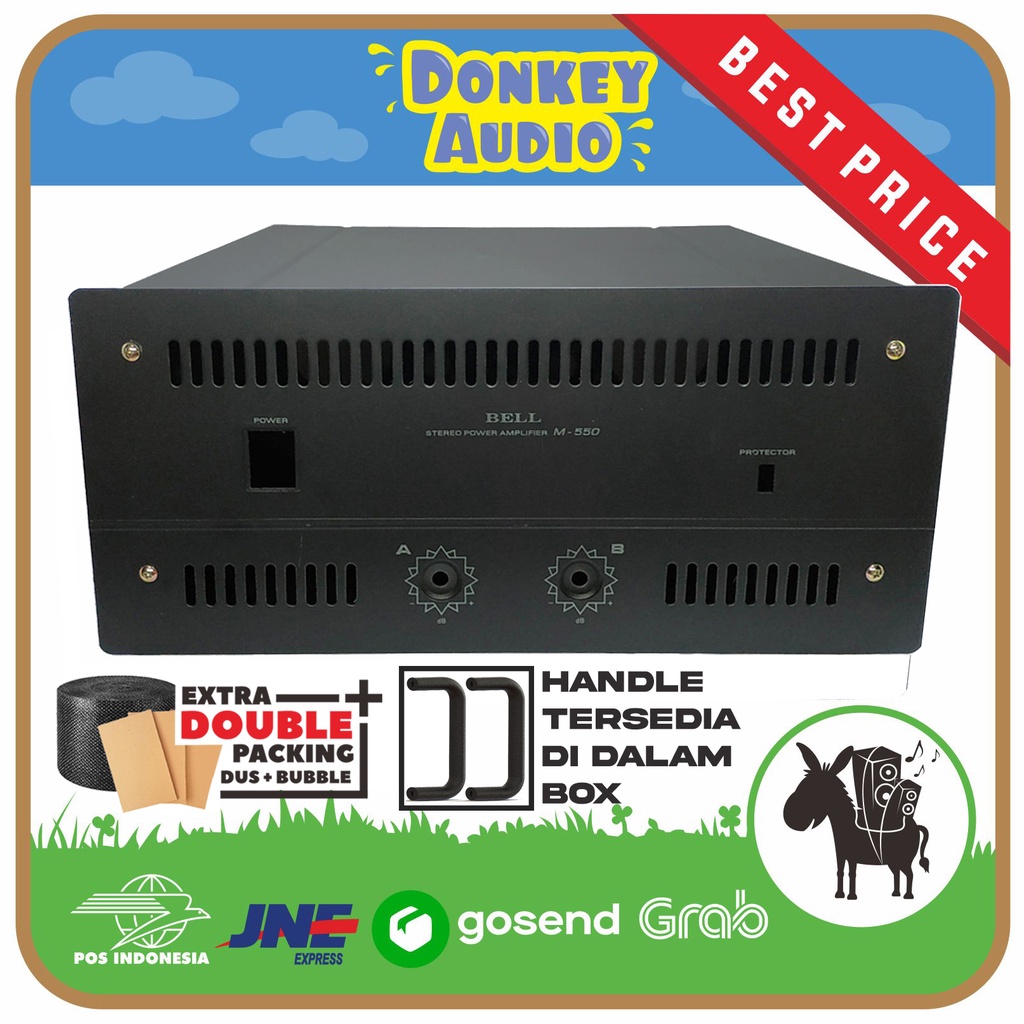 Jual BOX POWER AMPLIFIER M550 M 550 M-550 AMPLIFIER BELL | Shopee Indonesia