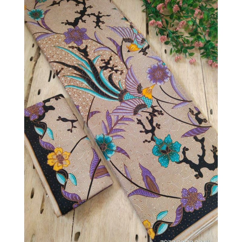 Jual kain batik halus motif ganggang | Shopee Indonesia