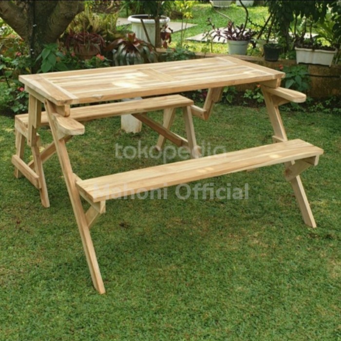 Jual Kursi Kayu - Kursi Meja Lipat Kayu Jati Bangku Taman Kursi Magic ...