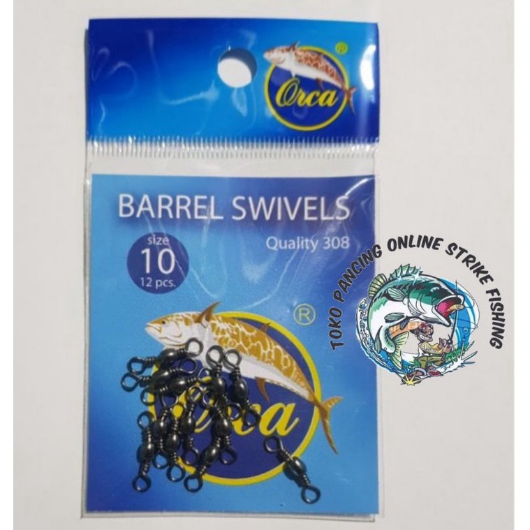 Jual BARREL SWIVEL ORCA ISI 12 BIJI | Shopee Indonesia