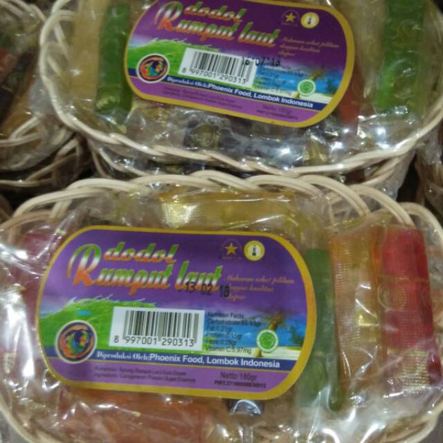 Jual 180gr dodol rumput laut Phoenix khas lombok - snack jajan camilan ...