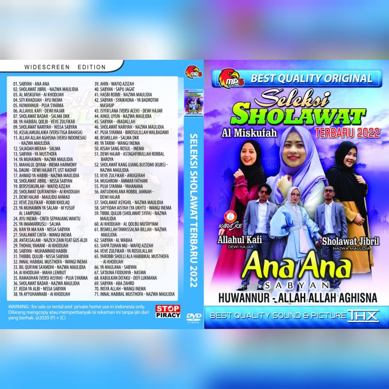 Jual Kaset Mp5 Lagu Religy SELEKSI SHOLAWAT TERBARU 2022 - ANA ANA - HD | Shopee Indonesia
