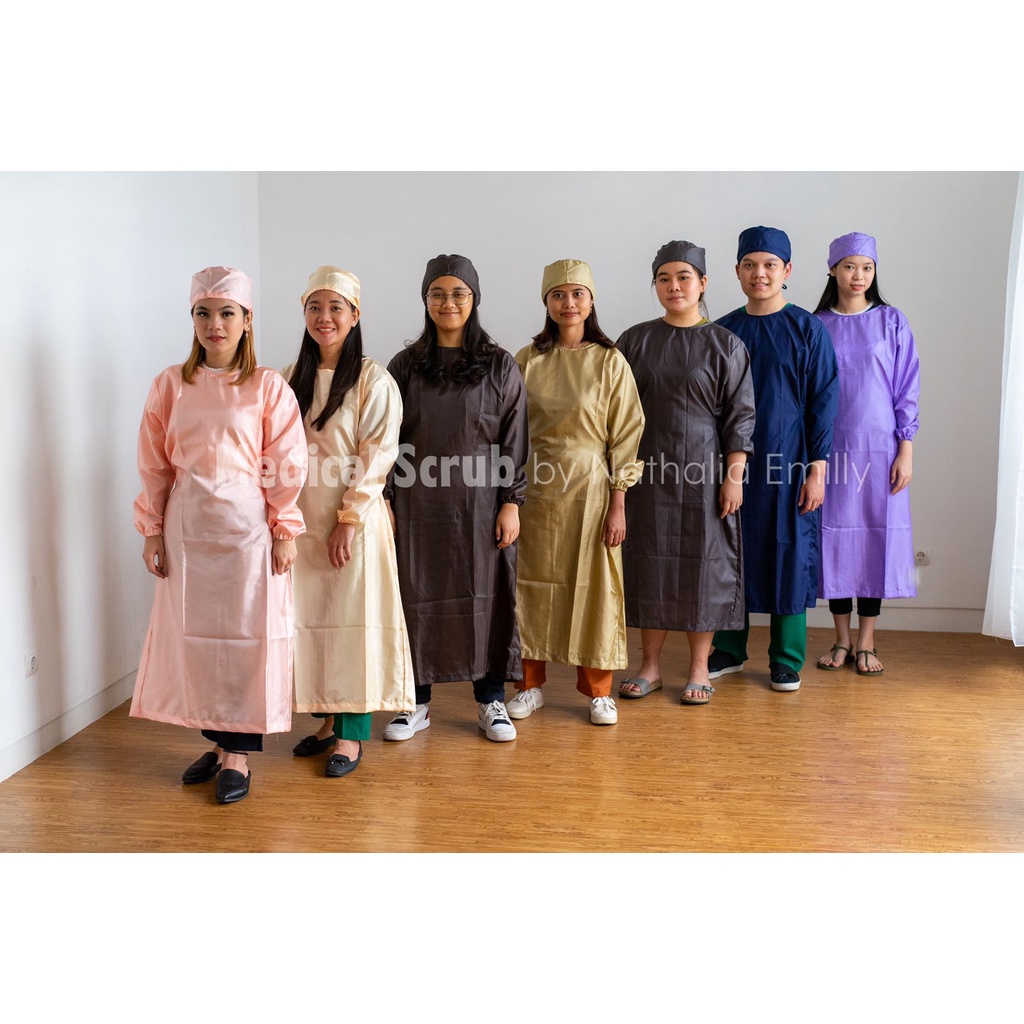 Jual APD Medical Gown - Medscrub by Nathalia Emilly | Shopee Indonesia