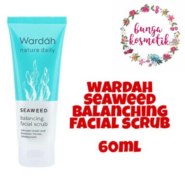 Jual Wardah Seaweed Balanching Facial Scrub 60ML | Shopee Indonesia
