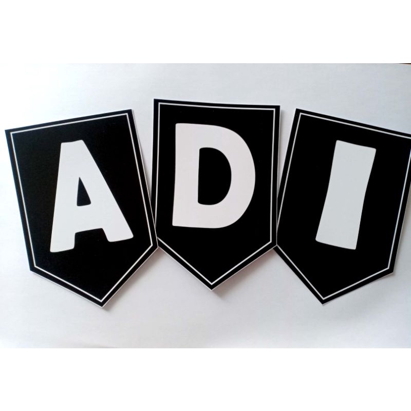 Jual FLAG BANNER BISA CUSTOM TULISAN WARNA HITAM PUTIH | Shopee Indonesia