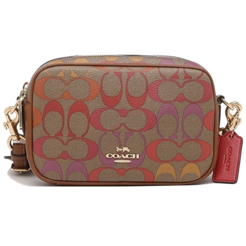 Jual coach jess signature rainbow crossbody | Shopee Indonesia
