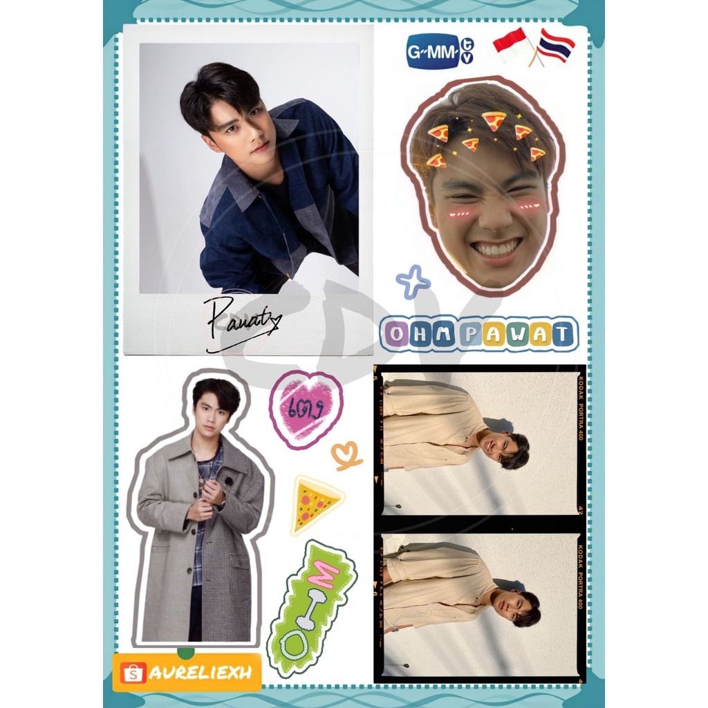 Jual STIKER GMMTV OHM PAWAT EDISI TTD | Shopee Indonesia
