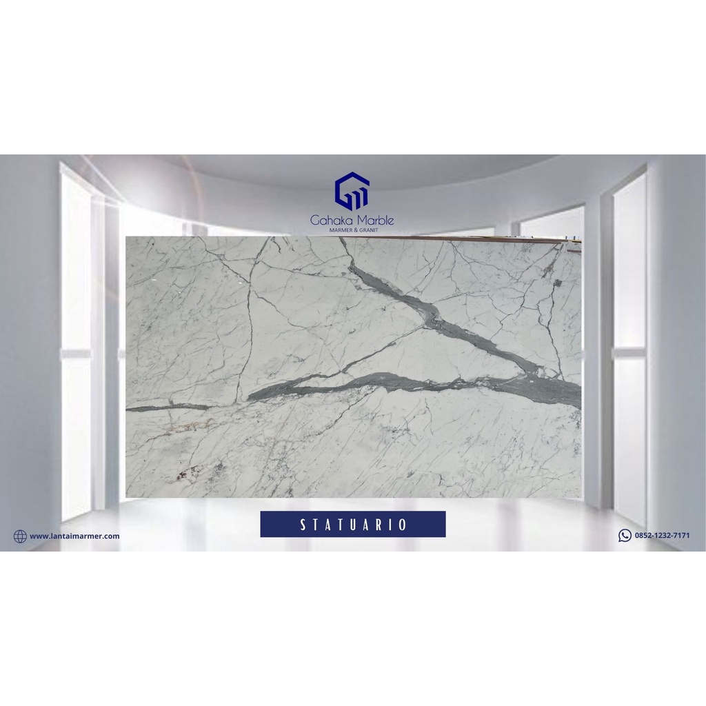 Jual Statuario Marble | White Marble | Marmer Statuario | Marble Slab ...