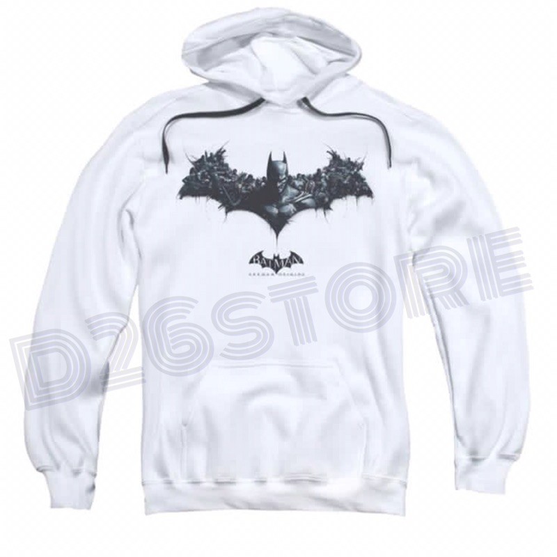 Jual Sweater Hoodie Batman Arkham Origins game gaming The Dark Knight ...