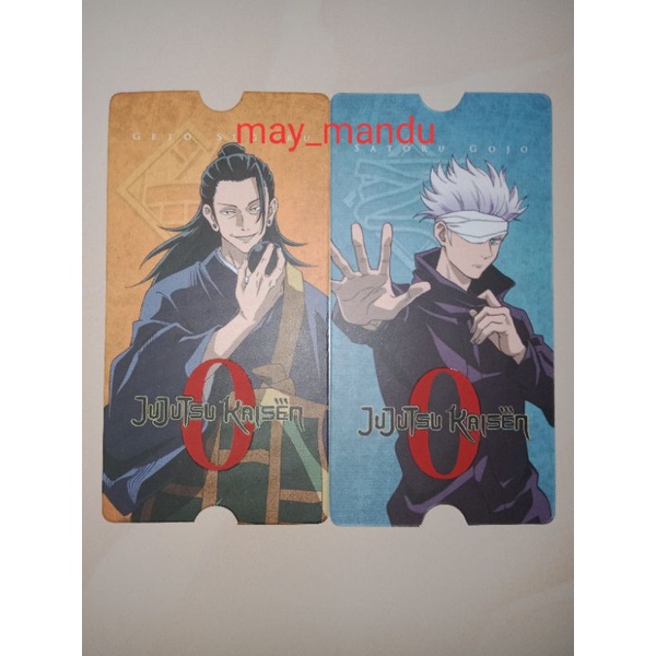 Jual Jujutsu collectible ticket - gojo geto set | Shopee Indonesia
