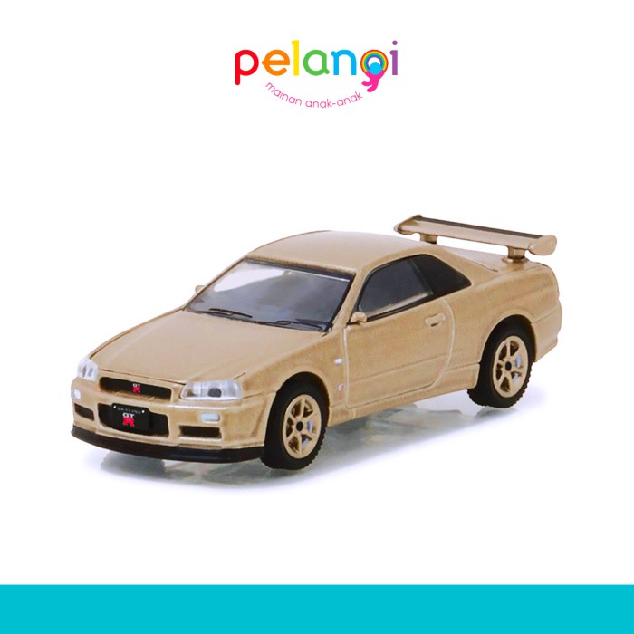 Jual GREENLIGHT TT 2001 NISSAN SKYLINE GT-R R34M-SPEC GOLD-29880-D ...