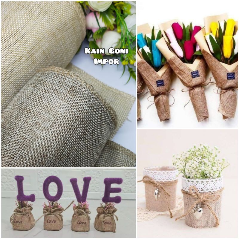 Jual Kain Goni Impor Alas Foto Bahan Mahar Rustic | Shopee Indonesia