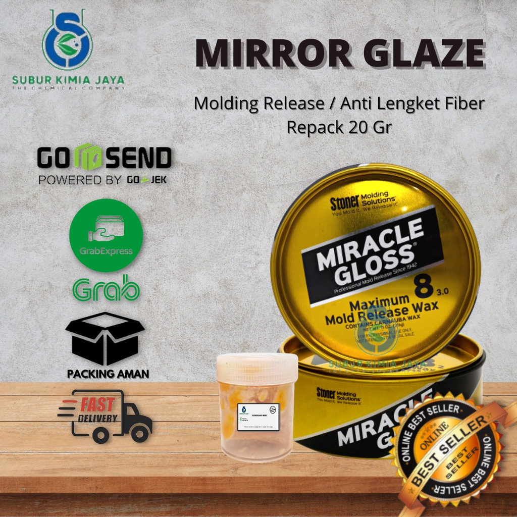 Jual Mirror Glaze / Wax / Anti lengket untuk Fiber / Anti Lengket Resin ...