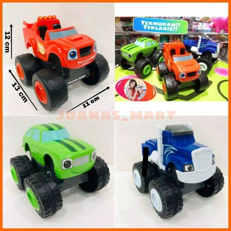 Jual Mobil Truk Blaze And The Monster Machines Mainan Mobilan Pull Back ...