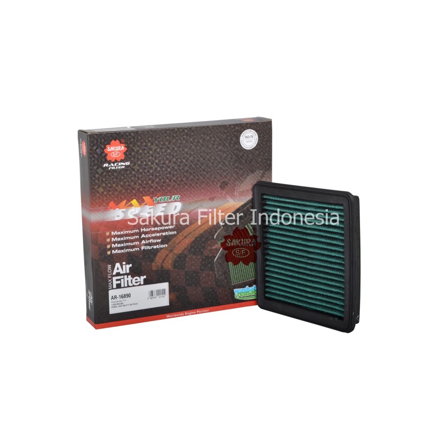 Jual Filter Udara Racing Brio Satya, Mobilio Sakura AR-16890 | Shopee ...