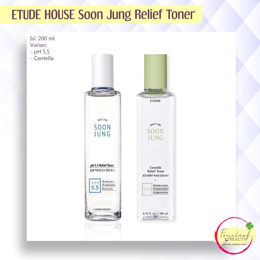 Jual ETUDE HOUSE Soon Jung pH 5,5 / Centella Relief Toner - 200 ml ...