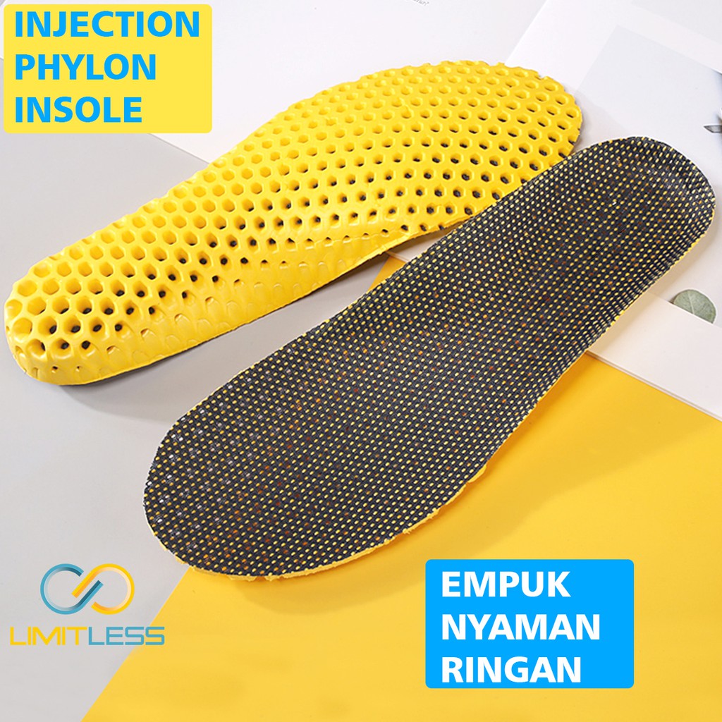 Jual Limitless - Insole Phylon Alas Kaki Sepatu Empuk Unisex Size 36-43 ...