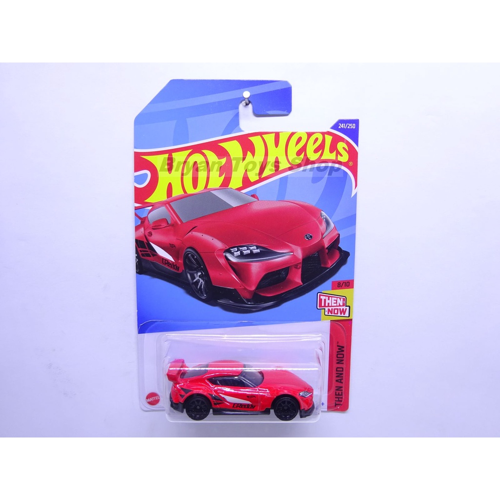 Jual Hot Wheels 20 Toyota GR Supra Merah Greedy | Shopee Indonesia