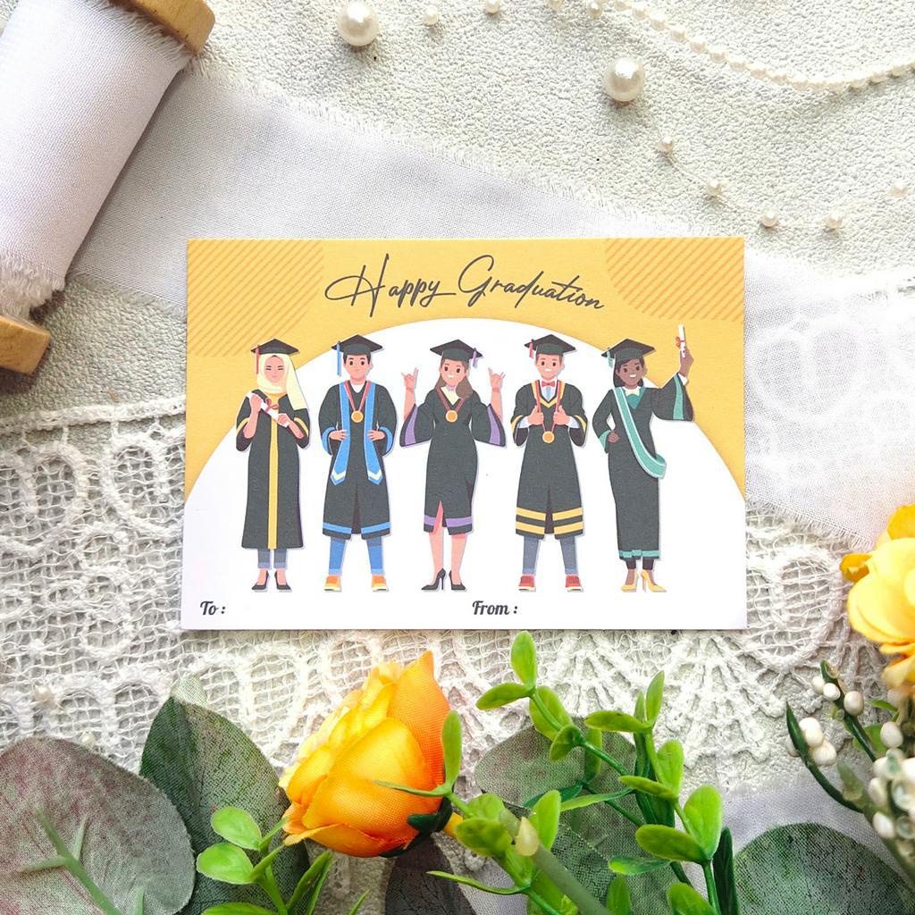 Jual KARTU UCAPAN GREETING CARD GRADUATION CONGRATULATION GIFT ...