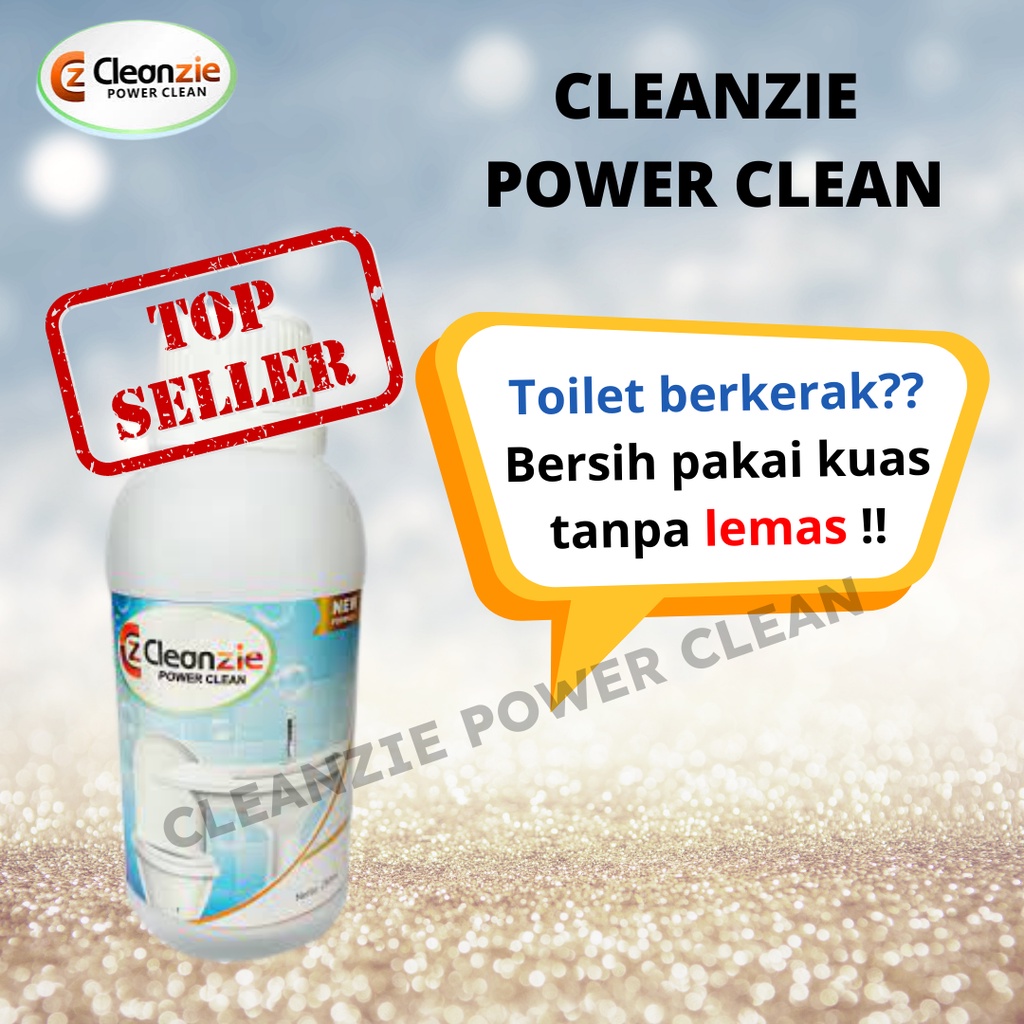 Jual CLEANZIE POWER CLEANER Membersihkan Kerak Karat Di Keramik Closet Lantai Porcelain Cleaner ...