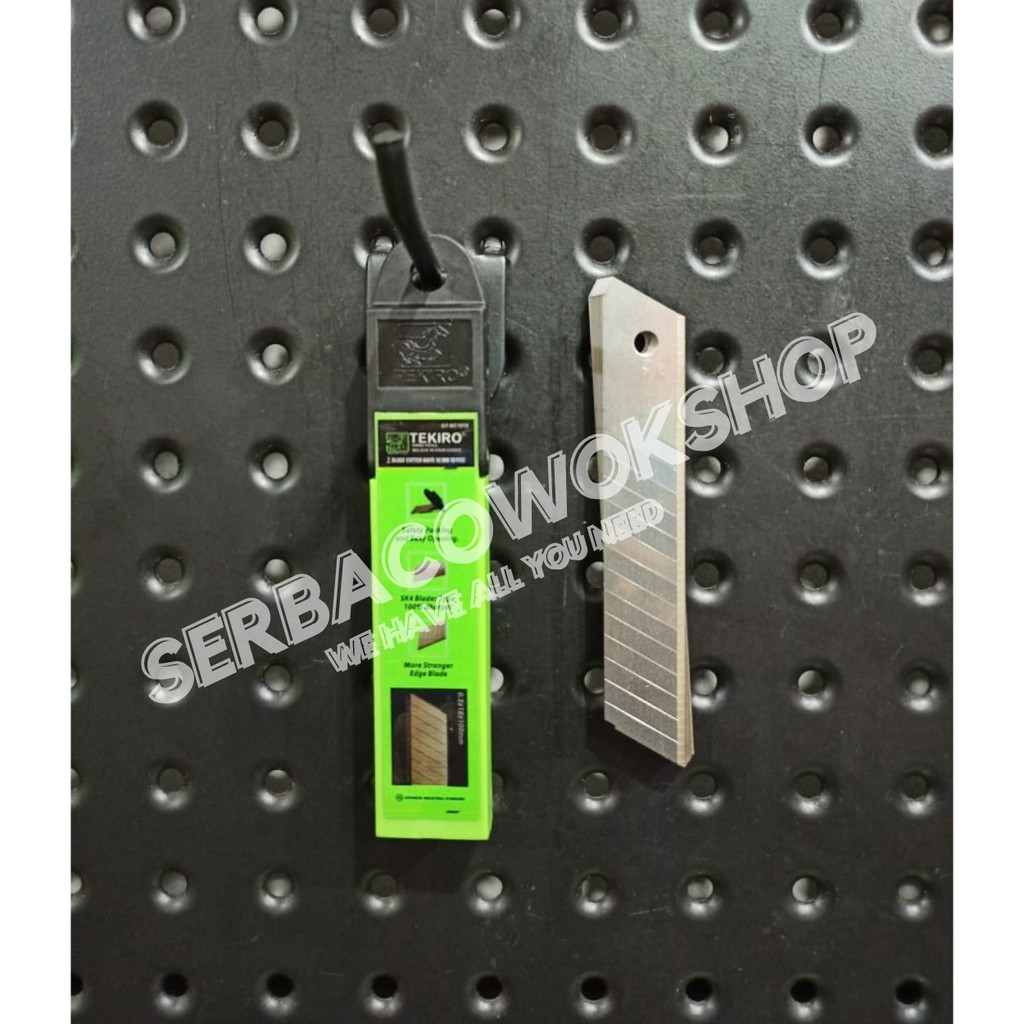 Jual Tekiro Isi Ulang Pisau Isi Cutter Refill Besar 18 mm Isi 10 Pcs ...