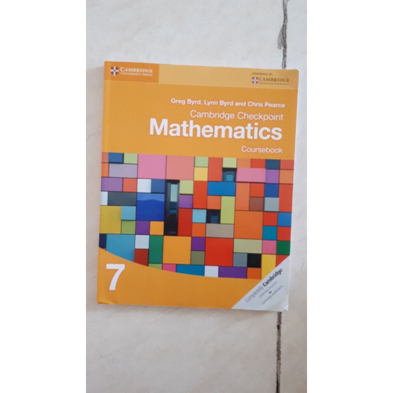 Jual Buku cambridge checkpoint mathematics coursebook level 7(ORIGINAL ...