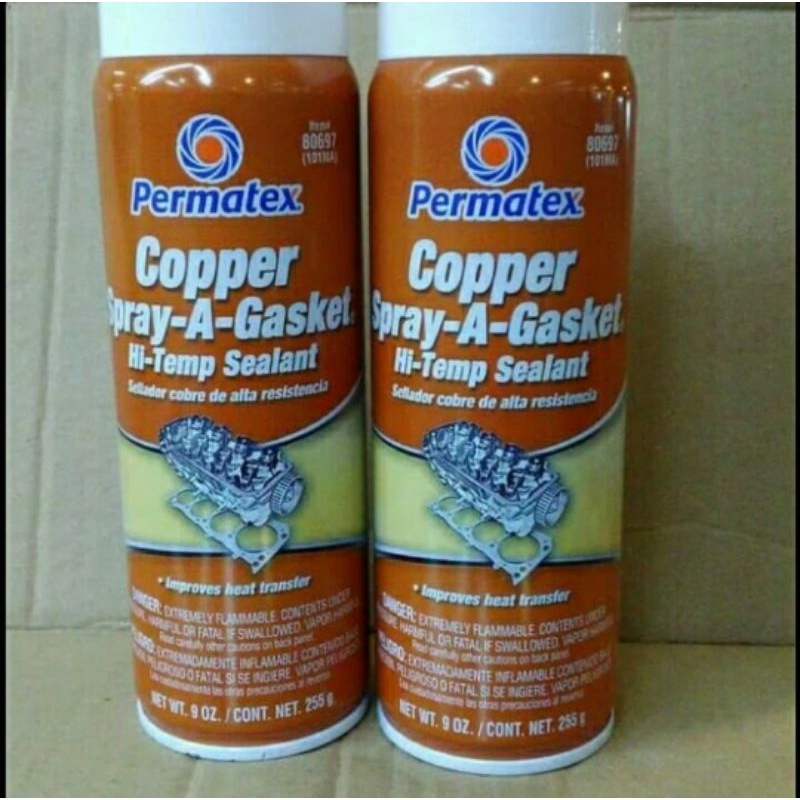 Jual PERMATEX COPPER SPRAY -A GASKET HIG - TEMP SEALENT | Shopee Indonesia