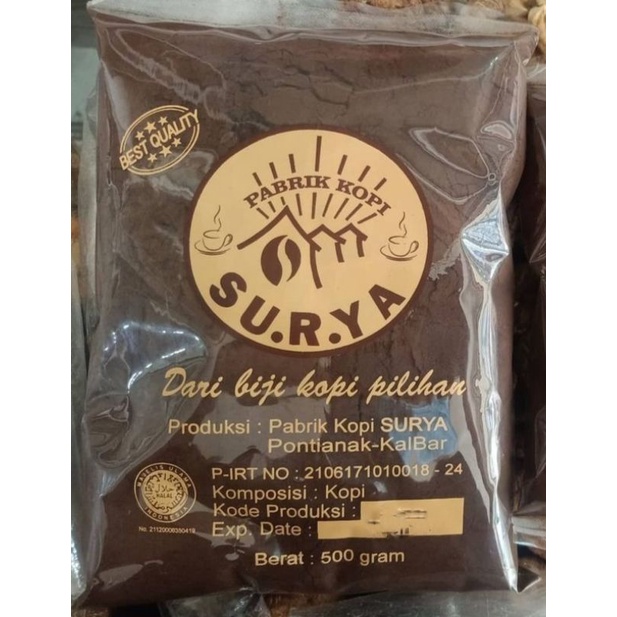 Jual Kopi ASIANG Pontianak (500g) Coffee Powder / Kopi Tradisional ...