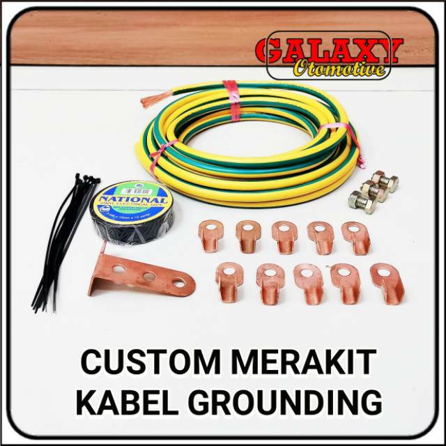 Jual Custom Merakit Kabel Grounding - Full Tembaga - Kabel 6mm ...