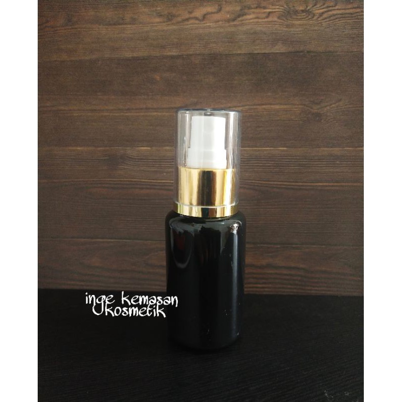 Jual BOTOL SPRAY 60 ML HITAM TUBULAR TUTUP GOLD FULLCAP (rata) | Shopee ...