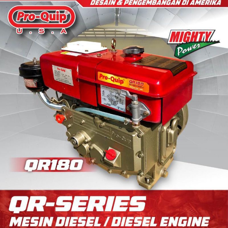 Jual Diesel Proquip QR180 8PK 8HP Solar Mesin Penggerak Molen Semen ...