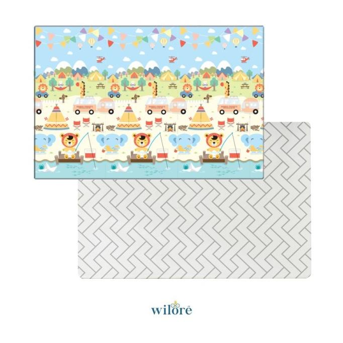 Jual Coby Haus PVC Wilore Camping Modern Herringbone Playmat | Shopee ...