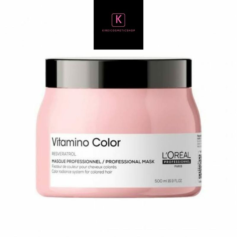 Jual Loreal Serie Expert Vitamino Color Hair Mask 500 ml | Shopee Indonesia