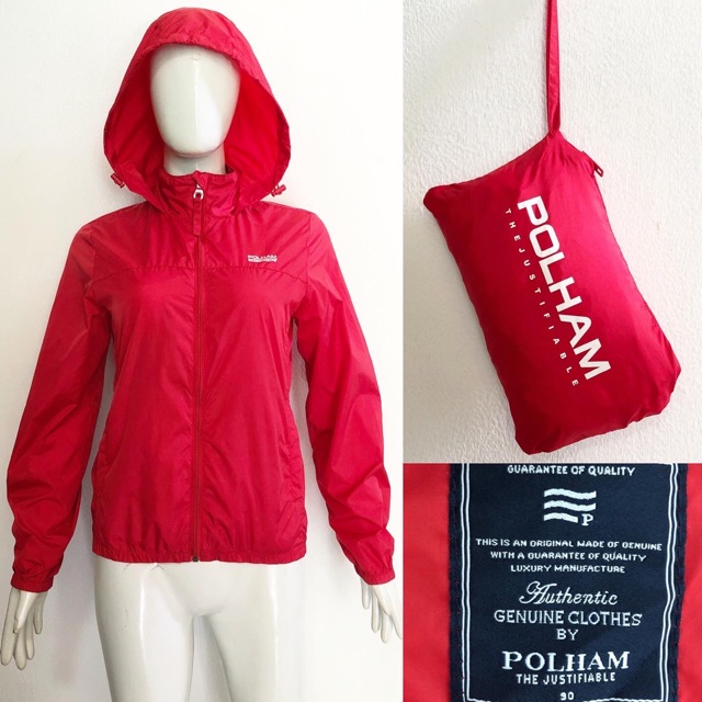 Jual Polham red outdoor jacket jaket | Shopee Indonesia
