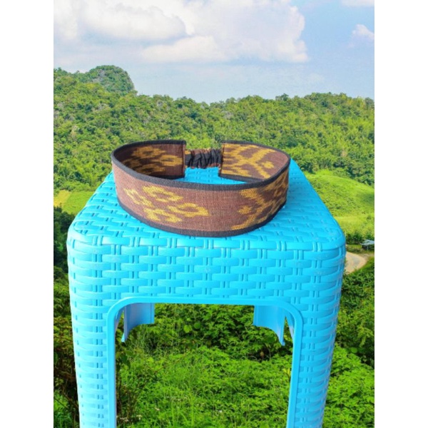 Jual lawung batik /sumping prempuan khas dayak Kalimantan | Shopee ...