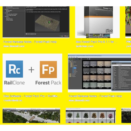 Jual Itoo Forest Pack Pro 6 3Dmax Full Library 2010-2020 | Shopee Indonesia
