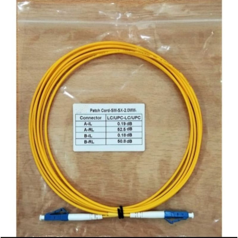 Jual 2m Patch Cord LC Upc - LC Upc Fiber Optic Patchcord LC-LC Patch ...