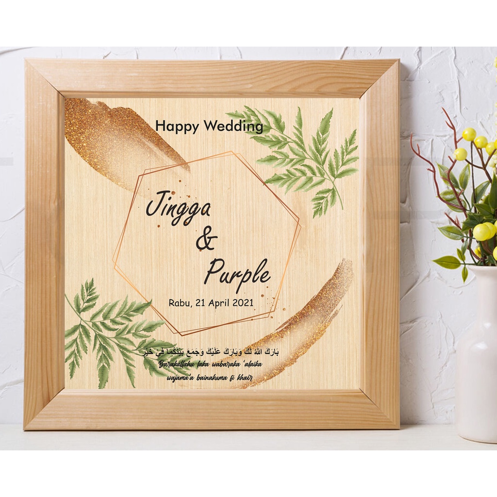 Jual FIGURA FOTO COUPLE HADIAH NIKAH PLAKAT PERNIKAHAN BERFIGURA ...