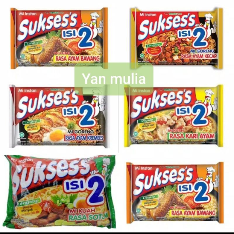 Jual mie suksess all varian per 1 dus isi 24 | Shopee Indonesia