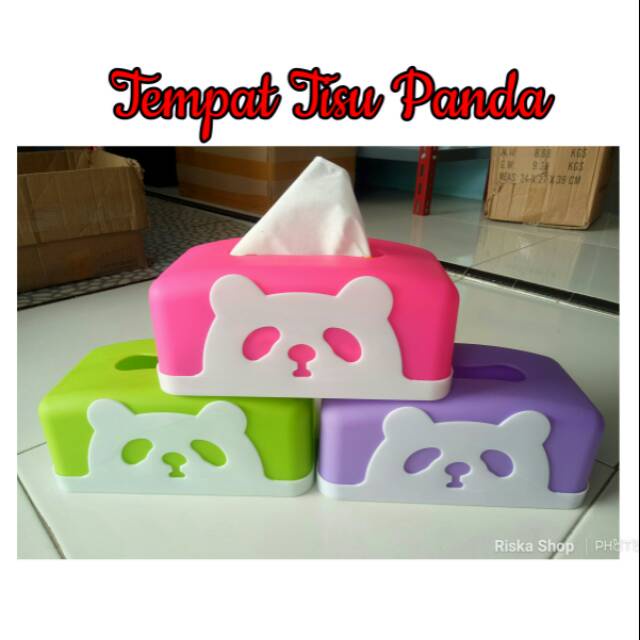 Jual TEMPAT TISU KARAKTER / KOTAK TISU / KOTAK TISU PLASTIK PANDA ...