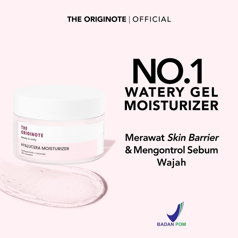 Jual The Originote Hyalucera Moisturizer Gel 50ml - Pelembab Wajah ...