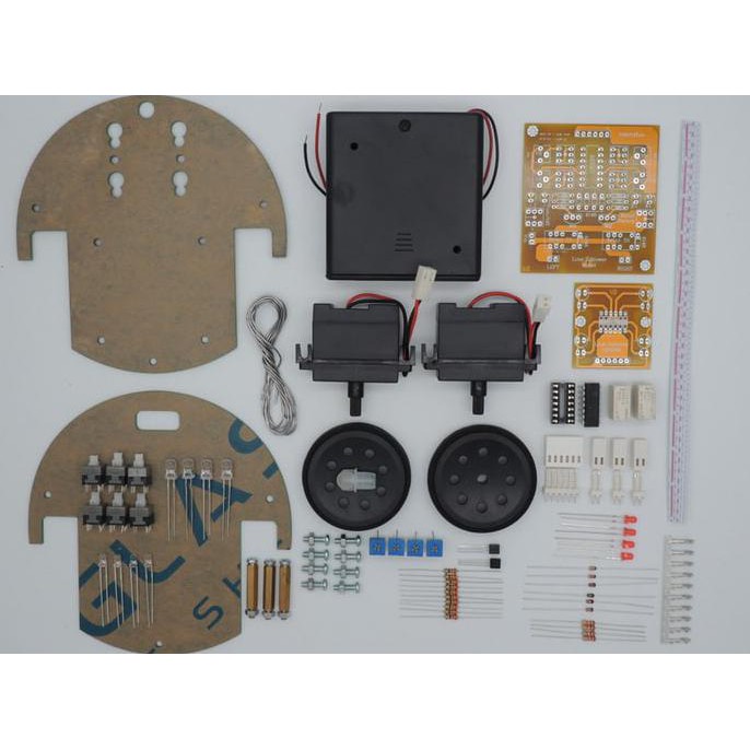 Jual Kit Robot Line Follower /Line Tracer Analog V2 With 4 Vr 4 Line ...