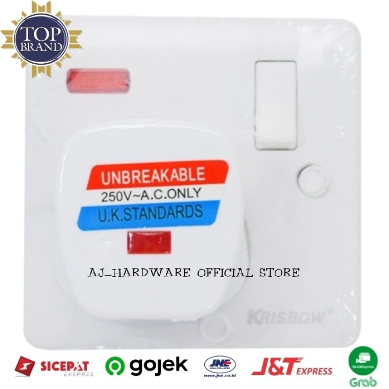 Jual Steker AC 250V krisbow | Shopee Indonesia