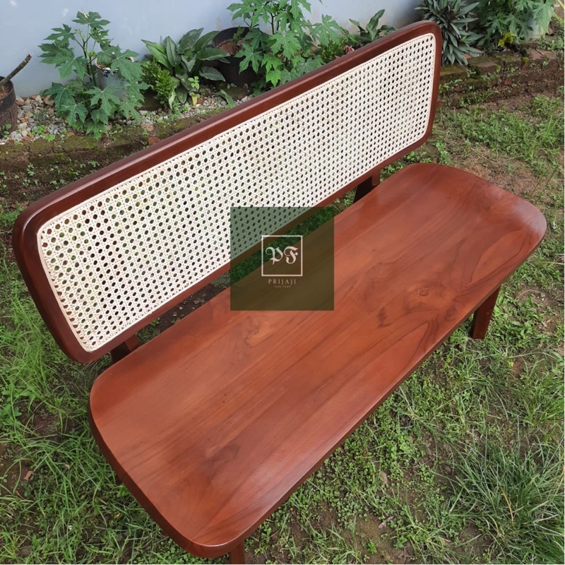 Jual Kursi/Bangku Panjang Bench Rotan 120/150 | Shopee Indonesia