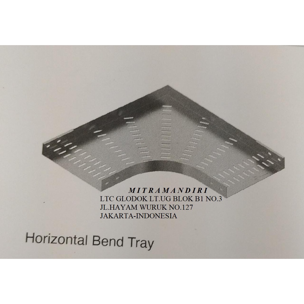 Jual COVER HORIZONTAL ELBOW TRAY 500MM | Shopee Indonesia