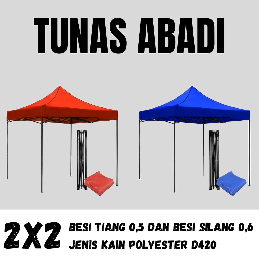 Jual Tenda lipat besi 0,6 /Folding Tent 2x2 Outdoor Tenda Matic Tenda ...