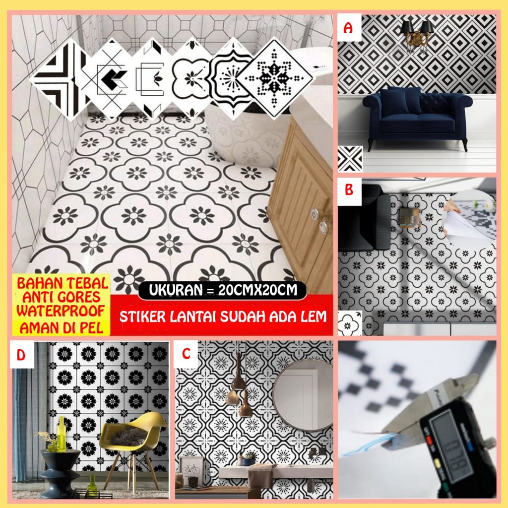 Jual KMK WALLSTICKER STIKER KERAMIK LANTAI DINDING TEMBOK DAPUR RUANG ...