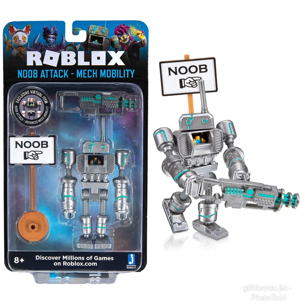 Jual Roblox Noob Attack Mech Mobility Imagination Action Figure Pack ...